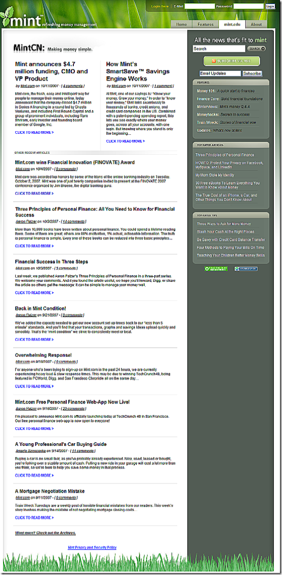 Using Mint (part 1): First Impressions - Finovate